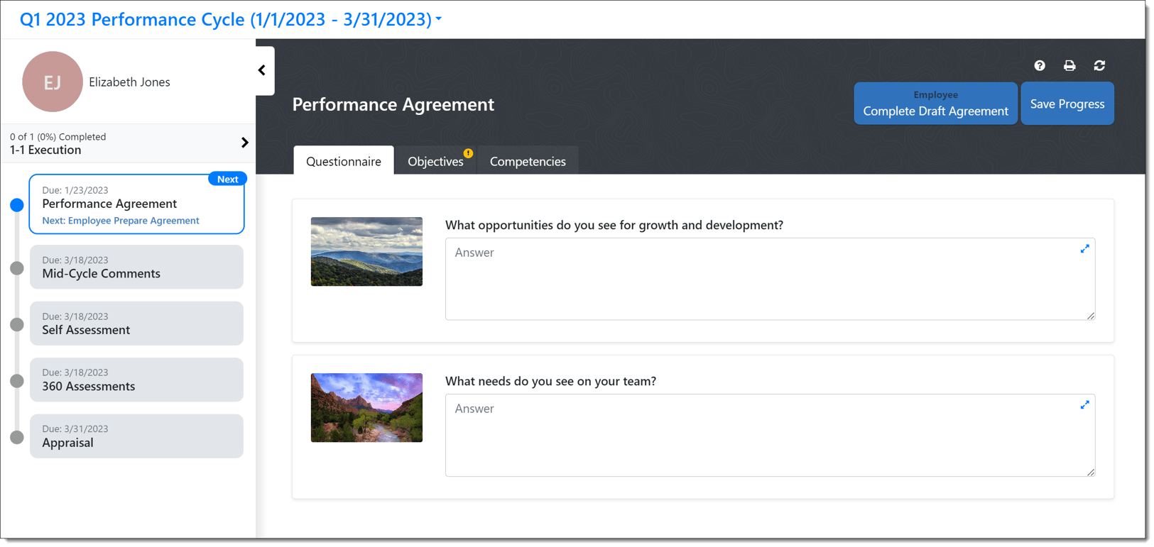 Preparing a Performance Agreement