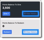 How to view your Inspire Points balance and Transaction History