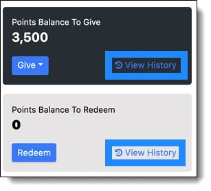 How to view your Inspire Points balance and Transaction History